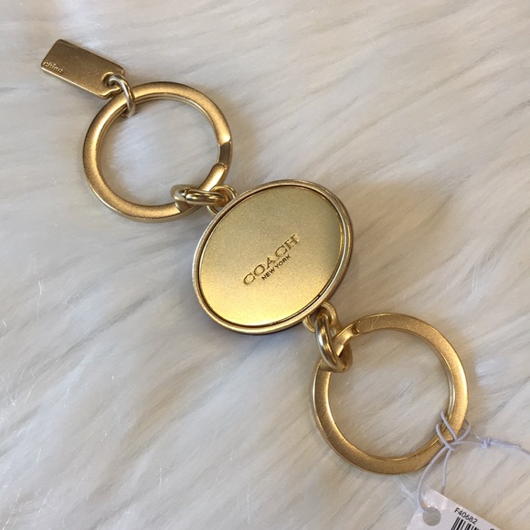 Coach | Accessories | Coach Signature Turnlock Valet Key Ring Fob Nwt ...